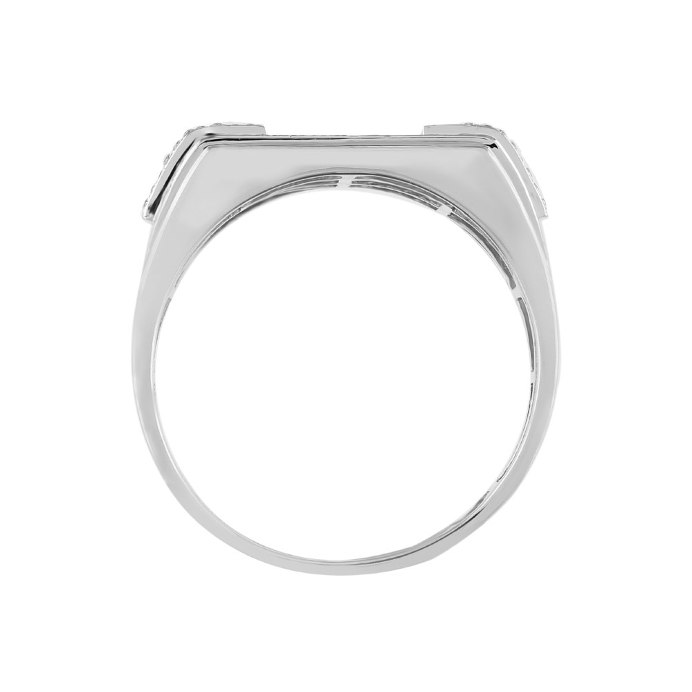 1/2 Ct. T.w. Multi-Diamond Hip Hop Rapper Men Fashion Ring In 10Kt ...